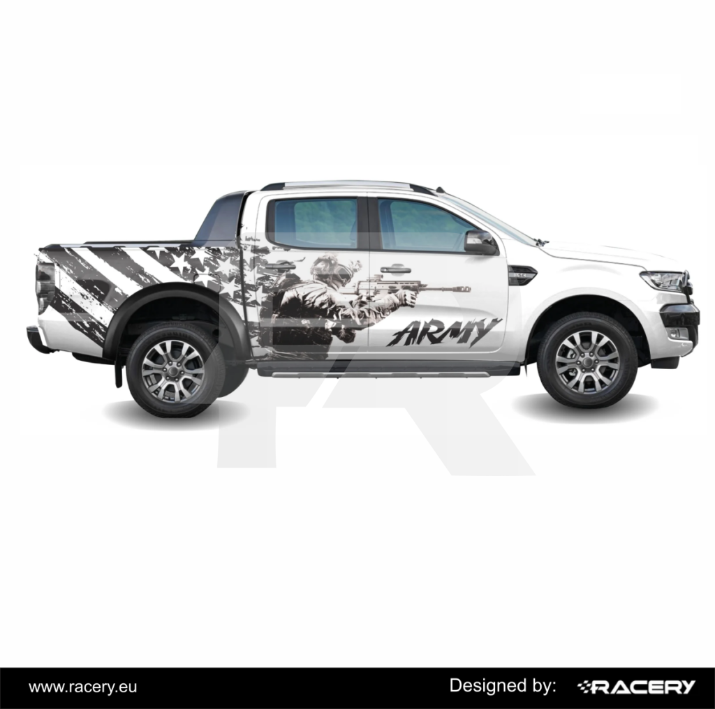 Adhesivo para Ford Ranger, rotulación profesional - RACERY.EU